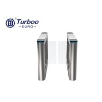 China Stainless Steel Swing Barrier Turnstile Automatic 5 Pairs Infrared Sensor for sale