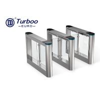 China Stainless Steel Swing Barrier Turnstile Automatic 5 Pairs Infrared Sensor for sale