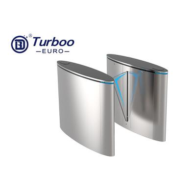 China Running Stable Access Control Turnstile No Mechanical Impact Flap Barrier Gate for sale