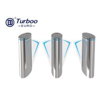 China Running Stable Access Control Turnstile No Mechanical Impact Flap Barrier Gate for sale