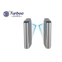 China Automatic Entrance Baffle Gate Turnstile Flap Barrier Turnstile Access Control Fast for sale