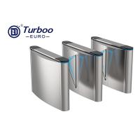China Automatic Entrance Baffle Gate Turnstile Flap Barrier Turnstile Access Control Fast for sale