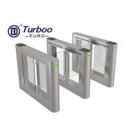 China Automatic 900mm Swing Barrier Gate Turnstile Acrylic Arm For Disabled People for sale