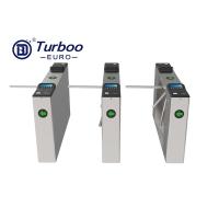 China Semi Automatic Pedestrian Access Control Turnstile Gate Stainless Steel 1.5mm Thickness for sale