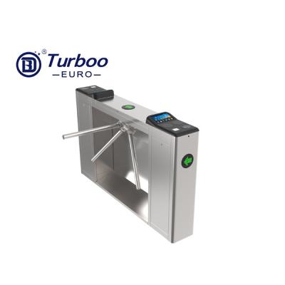 China Semi Automatic Pedestrian Access Control Turnstile Gate Stainless Steel 1.5mm Thickness for sale