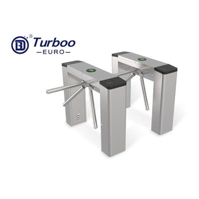 China RFID Access Control Tripod Security Gates DC 24V Easy Installation Bridge Style for sale