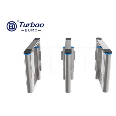 China Access Control Speed Gate Turnstile Acrylic Arm Intelligent Swing Barrie Gate for sale
