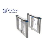 China Access Control Speed Gate Turnstile Acrylic Arm Intelligent Swing Barrie Gate for sale