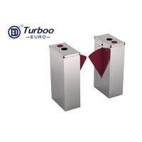 China Compact Flap Barrier Turnstile Mechanical Access Control Entrance Security Turboo for sale