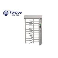 China Fingerprint Full Height Turnstile Stainless Steel Single Pass Site for sale