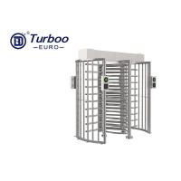 China Fingerprint Full Height Turnstile Stainless Steel Single Pass Site for sale