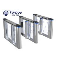China Office Security Swing Gate Integrated Design Acrylic Metal Plate For Access Control for sale