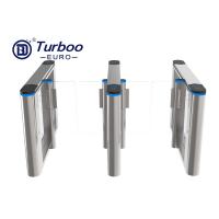 China Office Security Swing Gate Integrated Design Acrylic Metal Plate For Access Control for sale