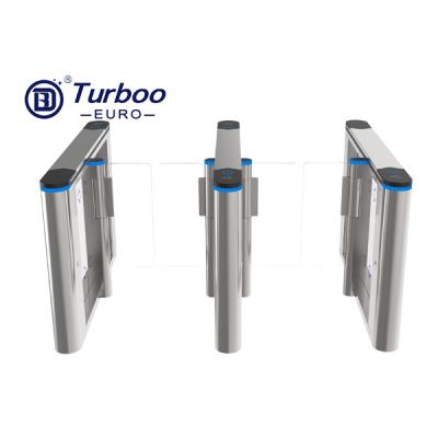 China Office Security Swing Gate Integrated Design Acrylic Metal Plate For Access Control for sale