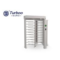 China SUS304 24V Full Height Turnstile RFID Facial Barcode Recognition for sale