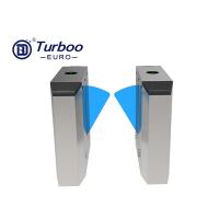 China Lobby Access Control Turnstile Gate Waist Height Turnstile 35w PC Arm Material for sale