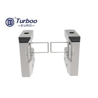 China Mechanical Stainless Steel Turnstiles Retractable Flap Barrier Turnstile For Stadium for sale