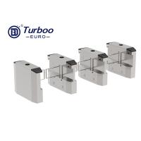 China Mechanical Stainless Steel Turnstiles Retractable Flap Barrier Turnstile For Stadium for sale