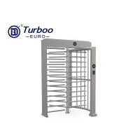 China 30 Persons / Min Full Height Turnstile 304 Stainless Steel Rainproof Housing for sale