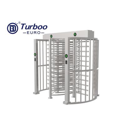 China CE Approved Full Height Turnstile Revolving Door 30 Persons / Min Transit Speed for sale