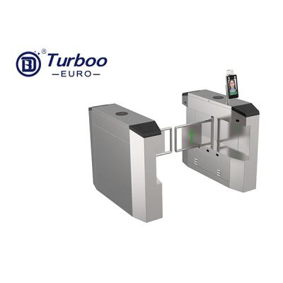 China Mechanical Stainless Steel Turnstiles Retractable Swing Barrier Turnstile for sale