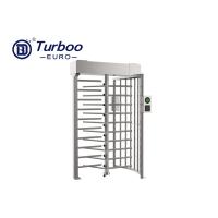 China High Security Full Body Turnstile Access Control 304 Stainless Steel 5000000 Cycles for sale