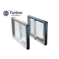 China Transparent Arm Swing Barrier Turnstile Servo Motor For Office Building for sale