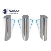China Waterproof Flap Barrier Turnstile Gate infrared Sensors With Direction Indicator for sale