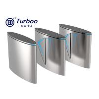 China Waterproof Flap Barrier Turnstile Gate infrared Sensors With Direction Indicator for sale