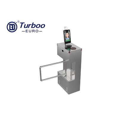 China QR Code Reader Face Recognition Turnstile SUS304 Pedestrian Security Turnstiles for sale