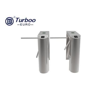 China Waist Height Access Control Turnstile Pedestrian Waterproof Semi Automatic for sale