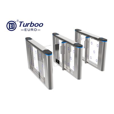 China High Speed Aesthetical Design Swing Barrier Turnstile 6 Pairs Infrare Sensor Turboo for sale