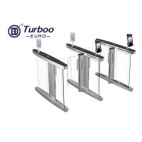 China 2.0mm SUS Stainless Steel Swing Barrier Turnstile High Speed Pedestrian Access Turboo for sale