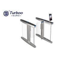China 2.0mm SUS Stainless Steel Swing Barrier Turnstile High Speed Pedestrian Access Turboo for sale
