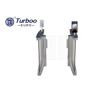 China 2.0mm SUS Stainless Steel Swing Barrier Turnstile High Speed Pedestrian Access Turboo for sale