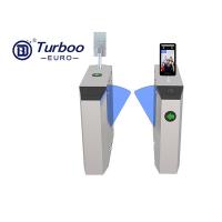 China Flap Barrier Turnstile Gate Mechanism Retractable 3 Pairs Infrared Sensor Turboo for sale