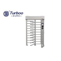 China CE Approved Full Height Turnstile Revolving Door 30 Persons / Min Transit Speed Turboo for sale