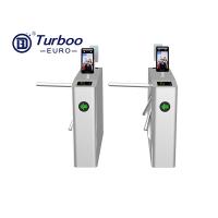 China RFID Access Control Tripod Turnstile Gate Full Stainless Steel With LED Indicator Turboo for sale