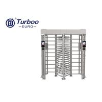 China 100-240V Full Height Turnstile Gate SUS304 Material RS485 Automatic Access Control Turboo for sale