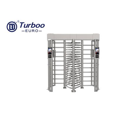 China 100-240V Full Height Turnstile Gate SUS304 Material RS485 Automatic Access Control Turboo for sale