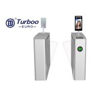 China Waist Height Flap Barrier Turnstile Pedestrian Turnstile Gate Access Control Turboo for sale