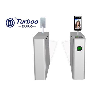 China Waist Height Flap Barrier Turnstile Pedestrian Turnstile Gate Access Control Turboo for sale