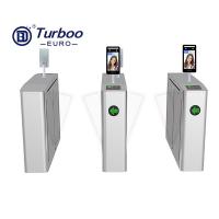 China Waist Height Flap Barrier Turnstile Pedestrian Turnstile Gate Access Control Turboo for sale