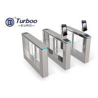 China Wide Lane 1100mm Access Control Turnstile RFID Card For Handicap Turboo for sale