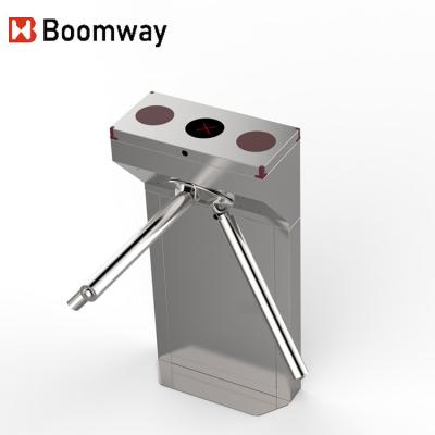 China Entrance Control Tripod Turnstile Barrier Vertical 1.0mm SUS Dry Contact Input Signal for sale