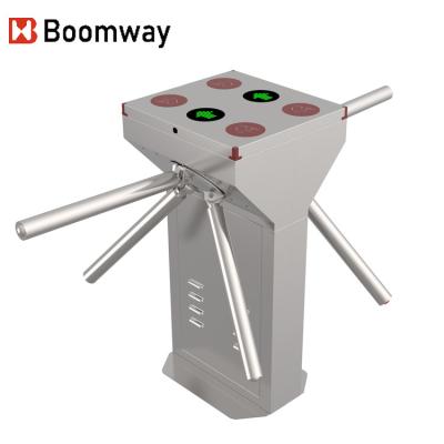 China RFID Access Tripod Turnstile Gate Semi Automatic With Face Recognition QR Code for sale