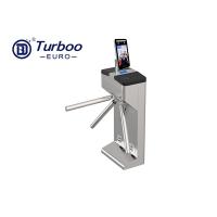 China Semi Auto Access Control Turnstile Tripod Turnstile Gate 304 / 316 Stainless Steel for sale