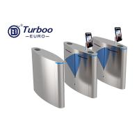 China SUS304 Retractable Flap Barrier Turnstile RFID Waist Height Turnstile for sale