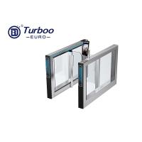 China Transparent Arm Access Control Turnstile Servo Motor For Office Building for sale