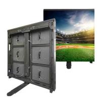 China P6 Perimeter LED Screen Modular Stadium Perimeter LED Display 7680Hz With Soft Silicone Mask for sale